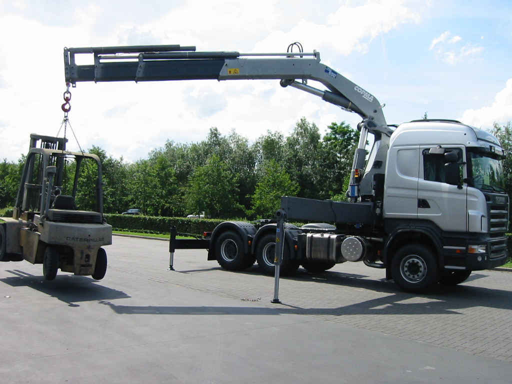 Grue de chargement Copma 500.4 sur Scania à Averbode › Jan Noyens ...